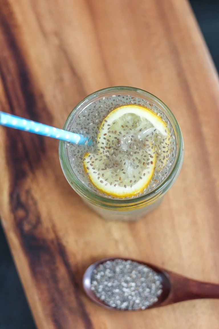 Easy Chia Lemonade - Maya Kitchenette