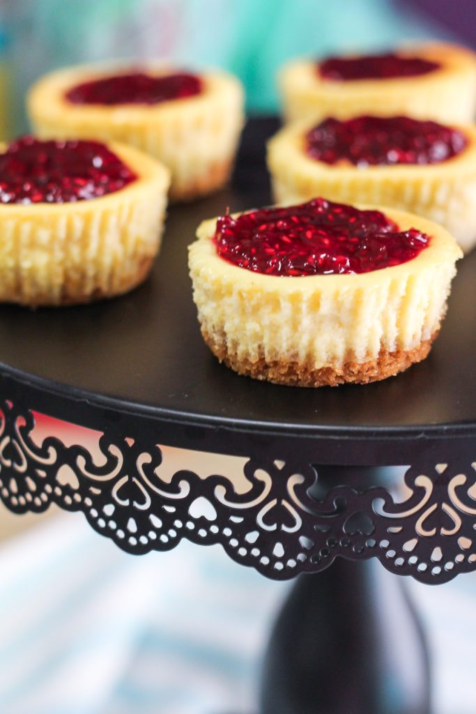 Cheesecake with Raspberry Sauce - Maya Kitchenette